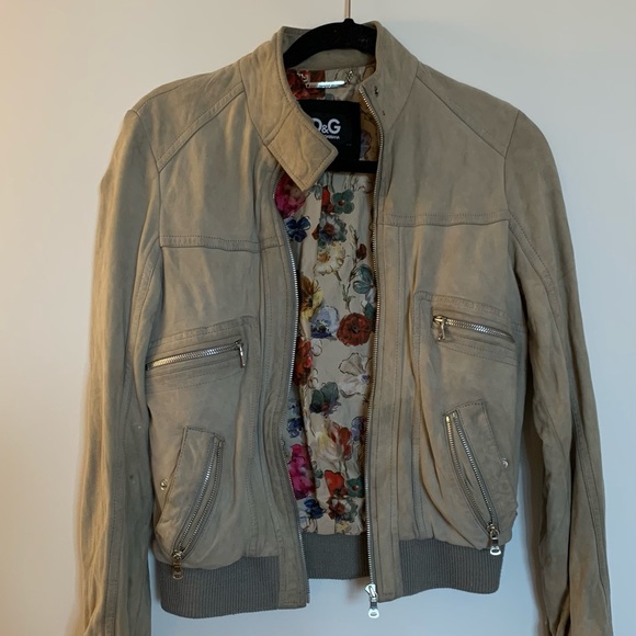 D&G | Jackets & Coats | Dg Goat Skin Jacket | Poshmark